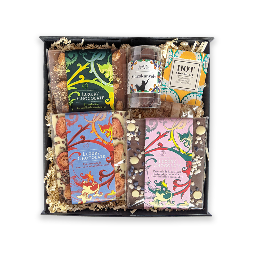 Csoki box - Luxus csokoládékkal - NiceToGiveYou
